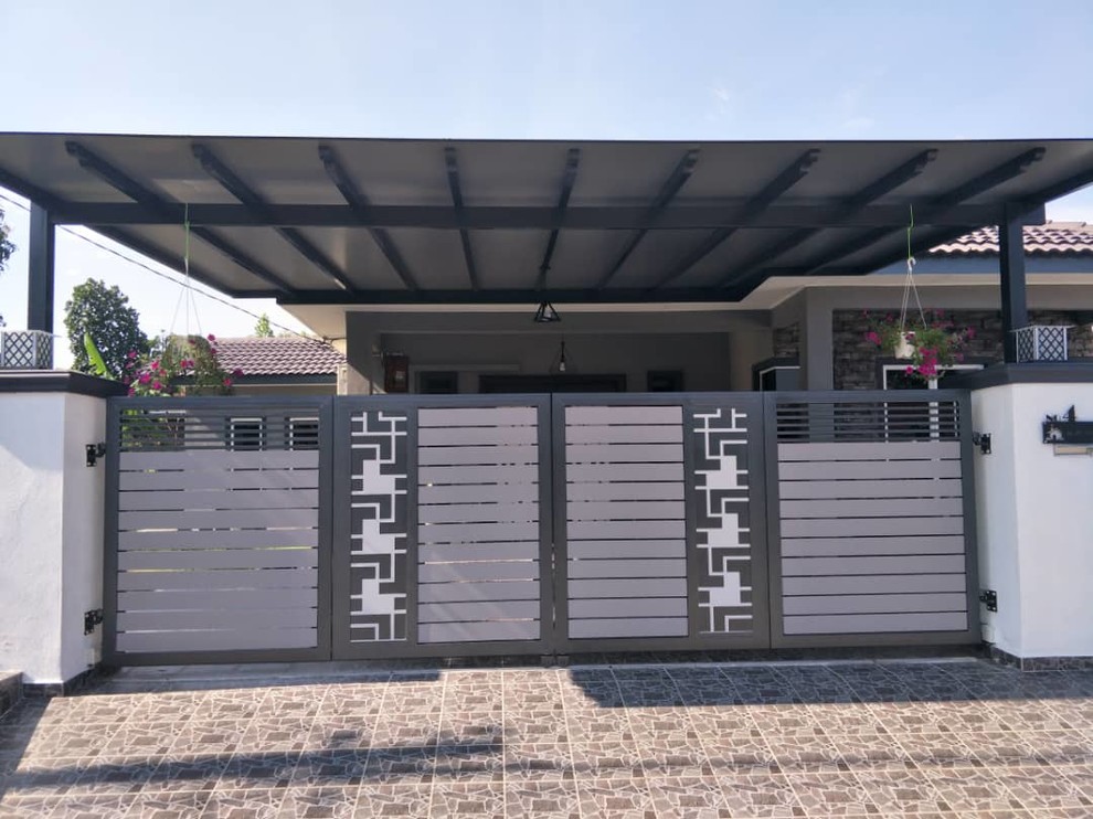 Main Gate - Contemporary - Entry - Other - by BAE Design and Build | Houzz