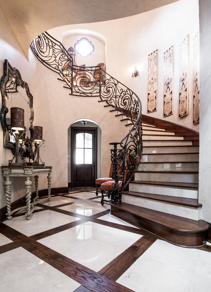 Mediterranean Style Home - Mediterranean - Entry - Houston - by Mark W ...