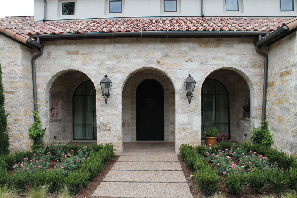 Mediterranean/Tuscan - Arched Entry - Traditional - Entry - Dallas - by ...