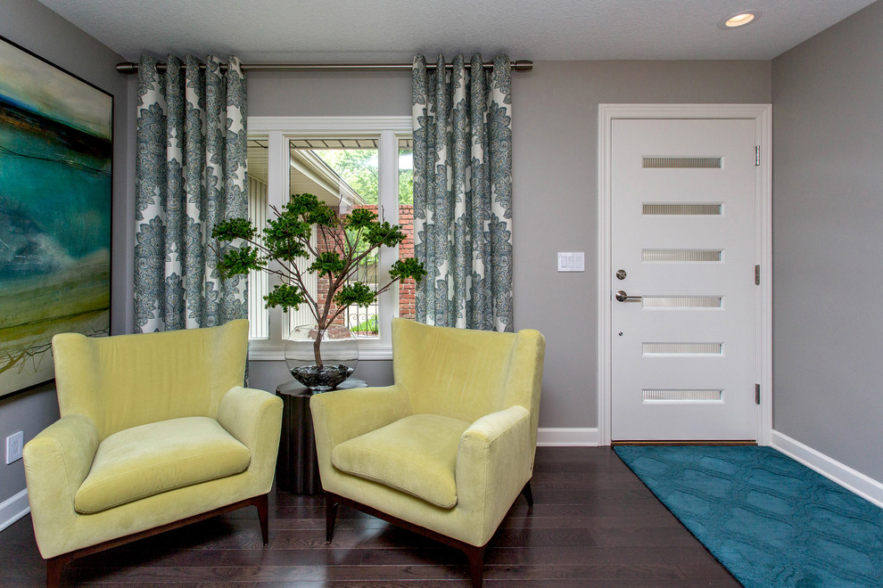 Melanie Drive - 70s Ranch Modern Remodel - Transitional - Entry - Other ...