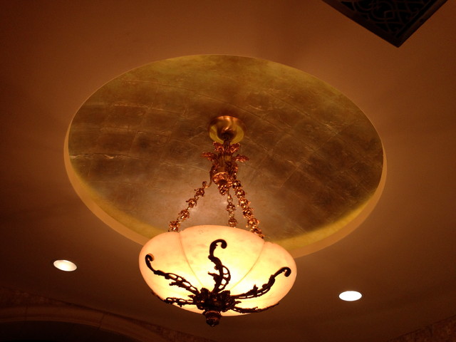 Metallic, Gold Leaf, Silver Leaf Ceilings and Domes - Traditional ...