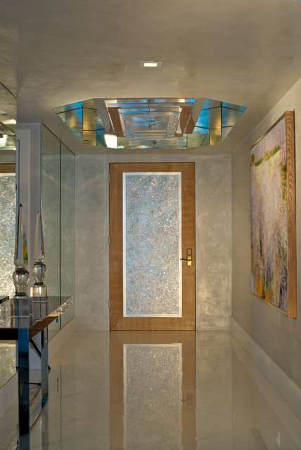 Mica & Metallic finishes lin Naples Florida - Contemporain - Entrée ...
