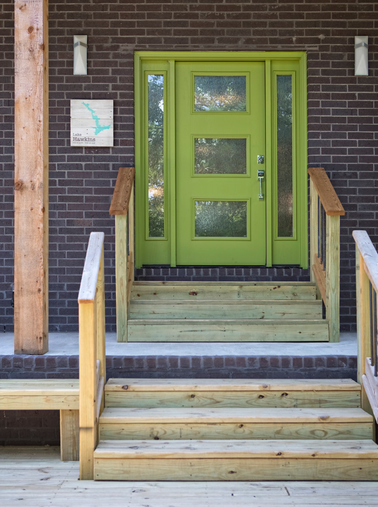 Mid-Century Modern Cottage in the Trees - Midcentury - Entry - Dallas ...