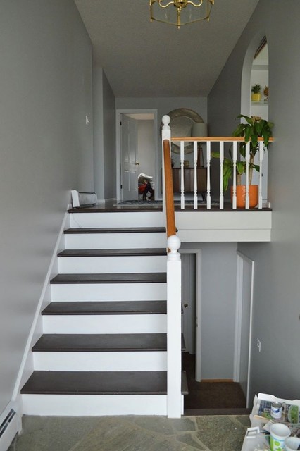 Mid century Split level Entry - Midcentury - Staircase - Seattle | Houzz AU