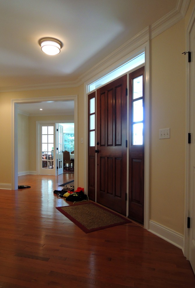 Mid Century Split Level Transformed - Midcentury - Entry - New York ...