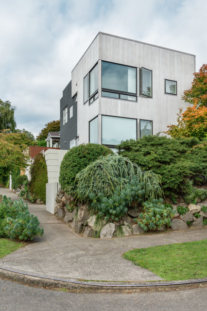 Minecraft House - Contemporáneo - Entrada - Seattle - de Board & Vellum ...