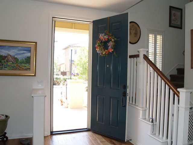 Mission Viejo Single Door Retractable Screen Install - Traditional ...