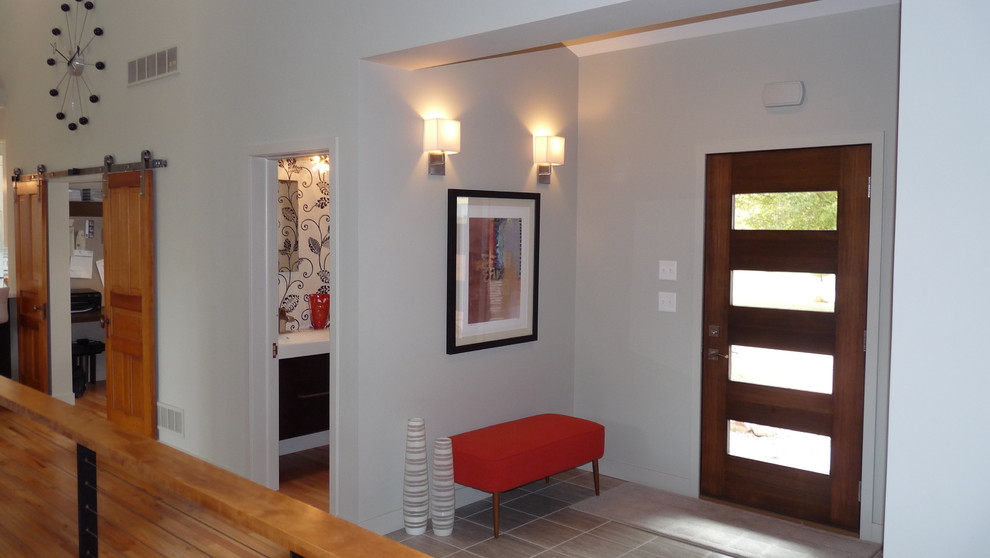 Modern Farmhouse - Contemporary - Entry - Minneapolis - by User | Houzz