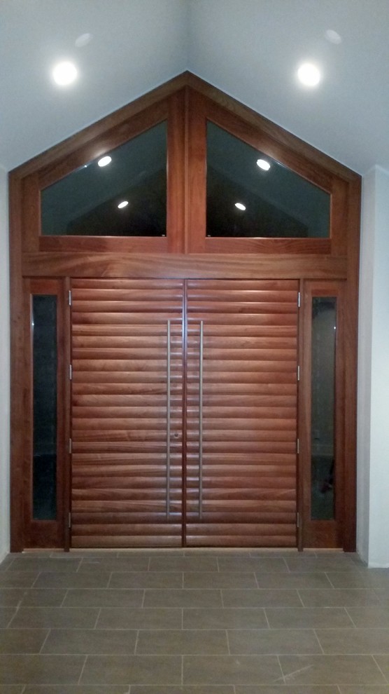 Modern Style Slat Doors - Modern - Entry - St Louis - by The Scobis ...