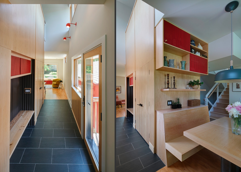 Modular Prefab Modern Farmhouse - Modern - Entry - Chicago - by Tom ...