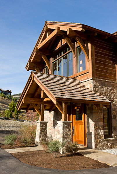 Mountain Chalet - Timber Frame - Rústico - Entrada - Otras zonas - de ...
