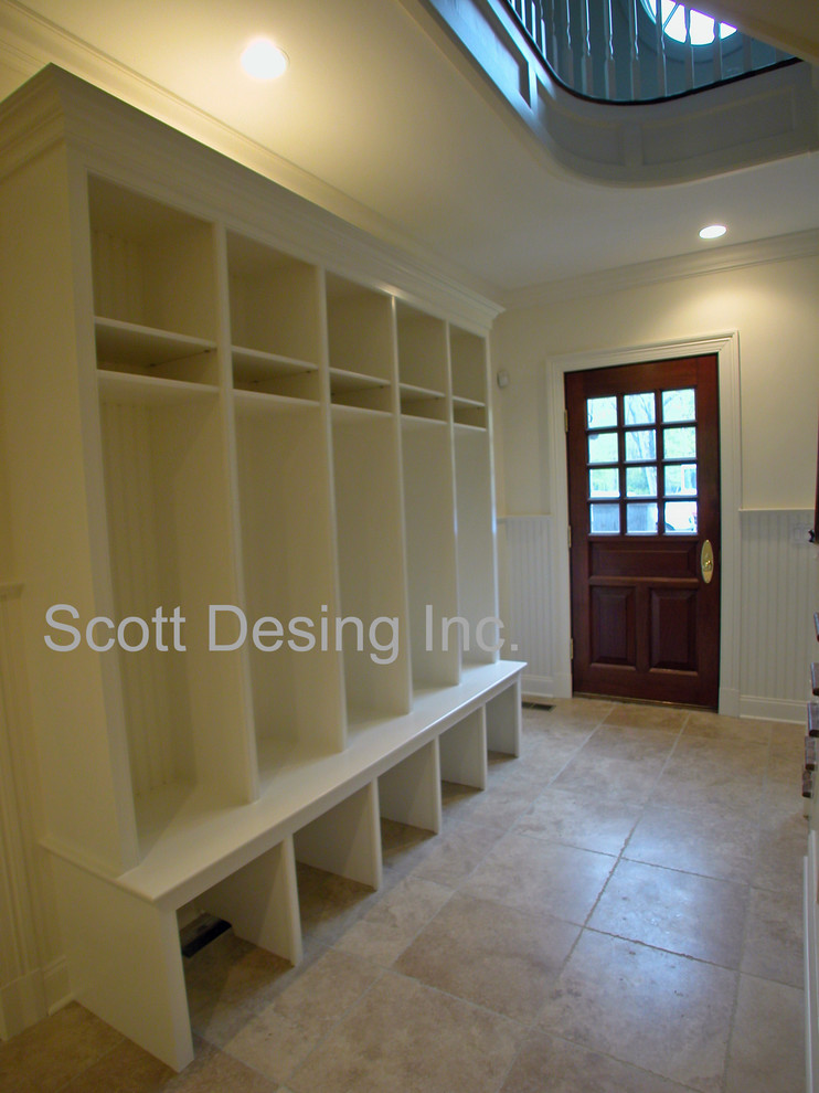 Mudroom Cubbies - Traditional - Entry - New York - by Scott Design, Inc ...