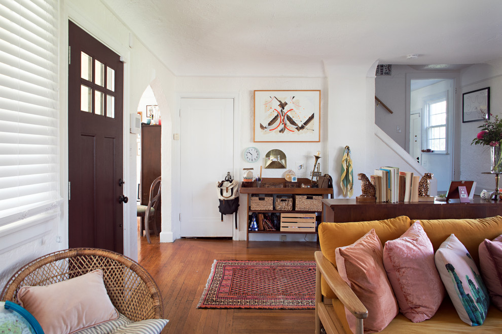 My Houzz: Meaningful, Colorful Style in Ohio - Eclectic - Entry ...
