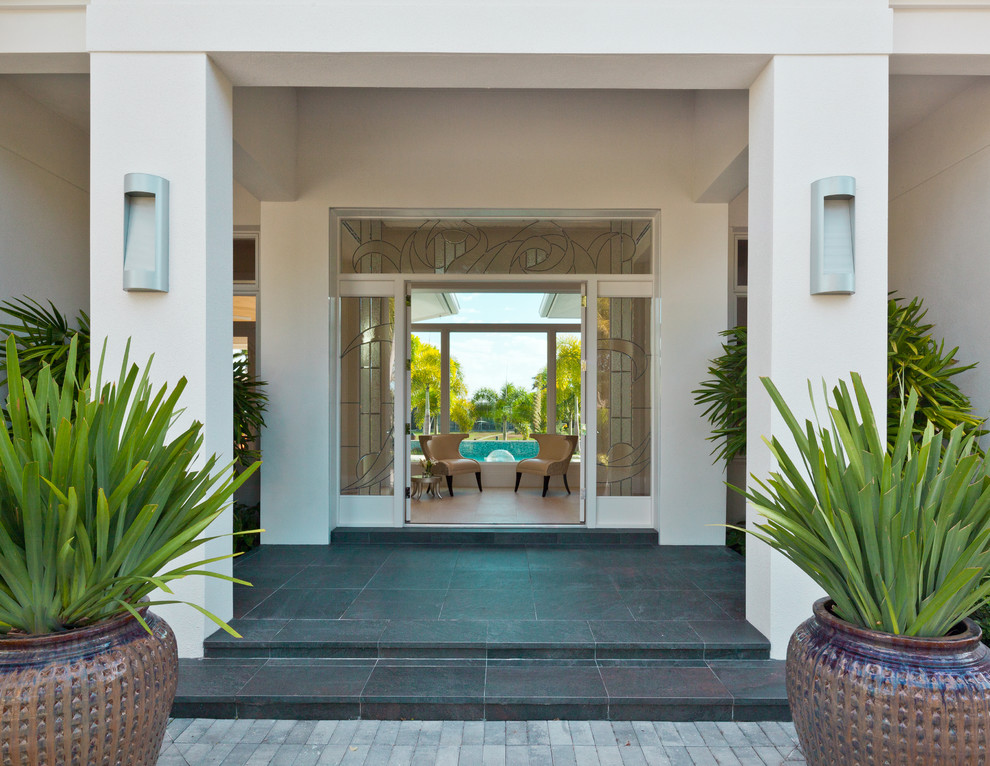 Naples, Florida Modern Private Residence - Contemporary - Entry - Miami ...