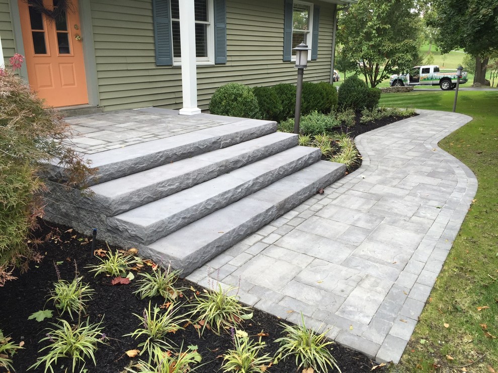 New front walk/stoop - Entrance - New York - by Randazzo's Landscaping ...