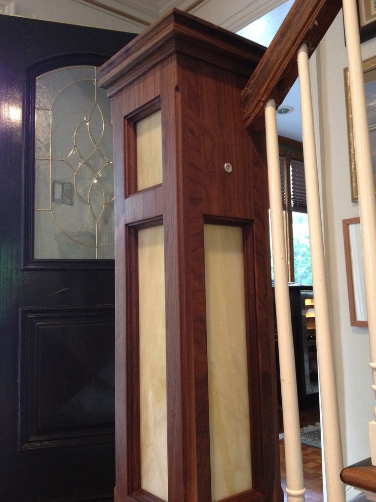 Newel Post - Midcentury - Entry - Philadelphia - by CZ Woodworking | Houzz