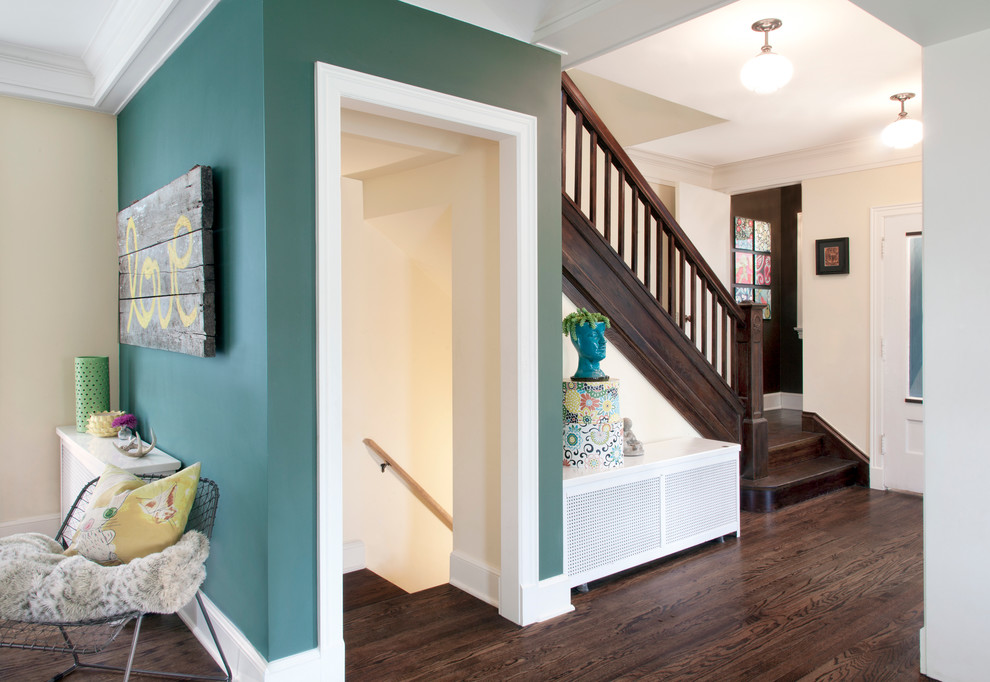 Not-so-Grey Greystone - Traditional - Entrance - Chicago - by Randall ...