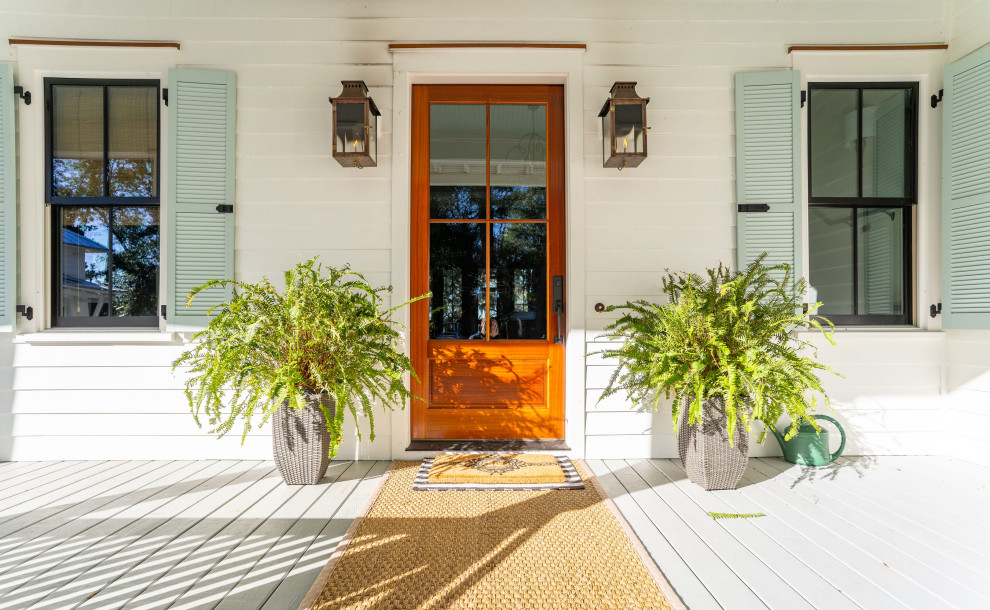 Oak Island Retreat on Lady's Island Front Entry Door - Traditional ...