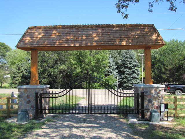 Country Building Entrance Gate