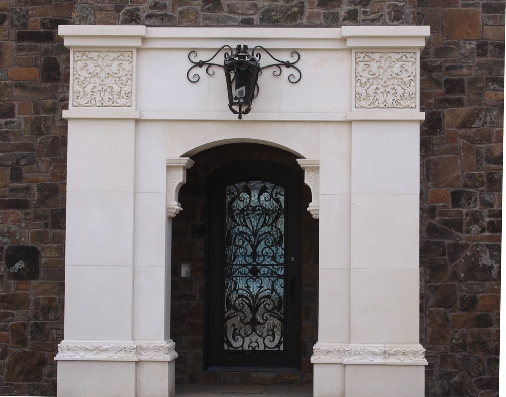 Our Work - Mediterranean - Entry - Dallas - by Dallas Limestone LLC ...