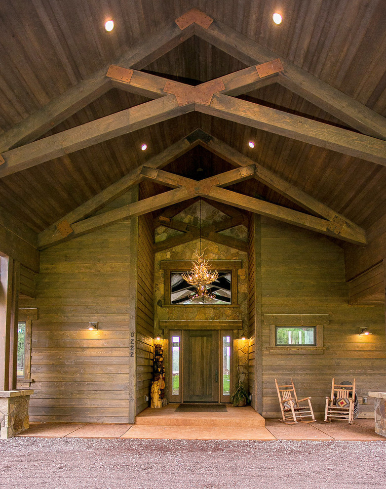 Parks Front Entrance - Rustic - Entry - Phoenix - by Board by Board ...