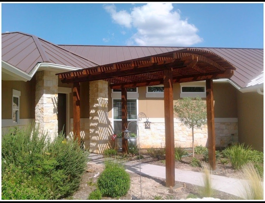 Pergola - Traditional - Entry - Houston - by AARCON Construction and ...