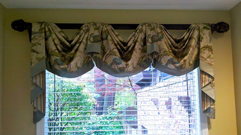 Pole Swags - Traditional - Entry - New York - by East Coast Window ...