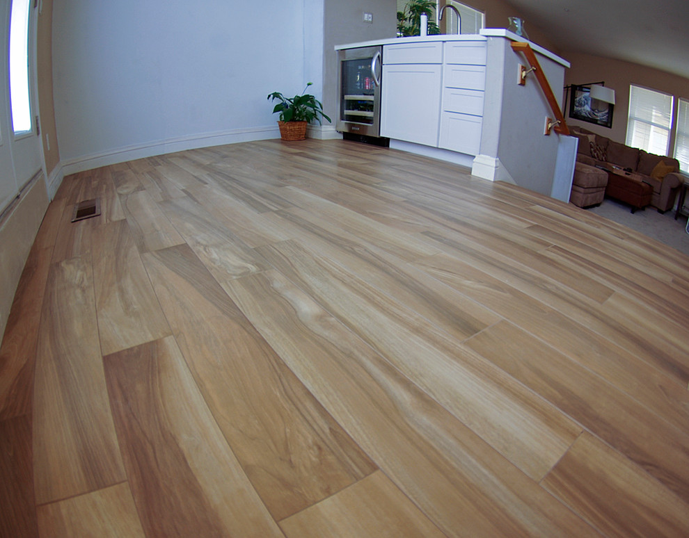Porcelain Wood Look Tile Floor - Contemporary - Entry - San Francisco ...
