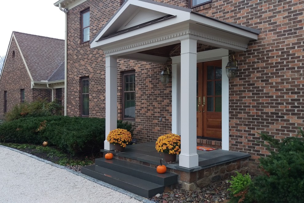 Portico - Driveway Renovation - Traditional - Entry - Philadelphia - by ...