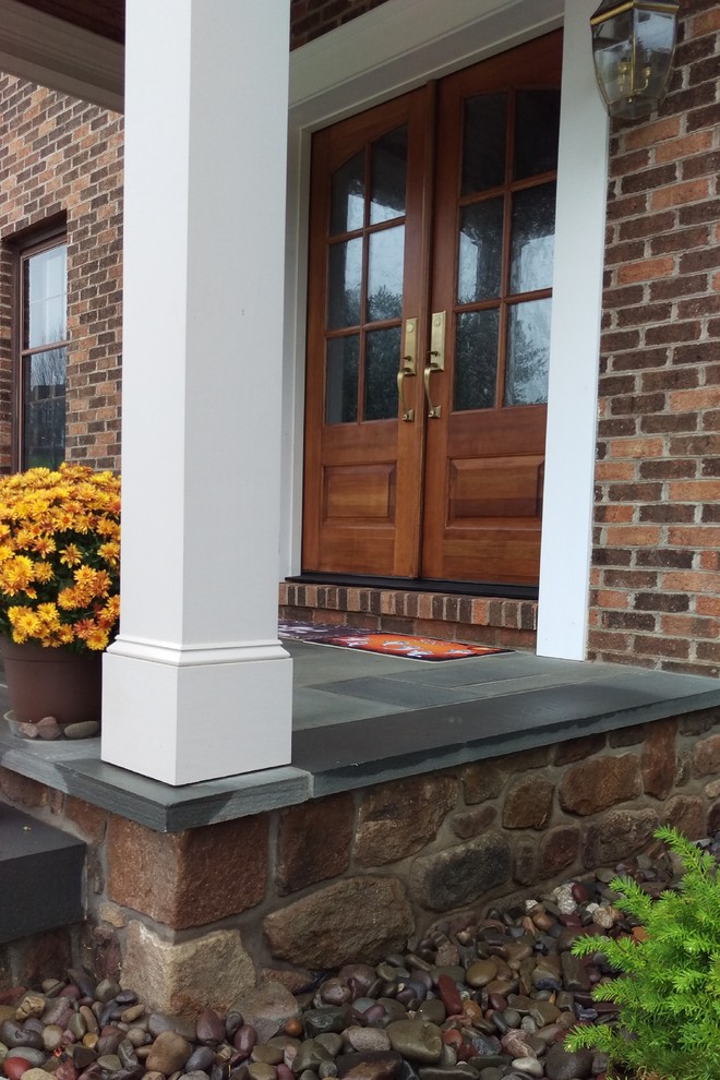 Portico - Driveway Renovation - Traditional - Entry - Philadelphia - by ...