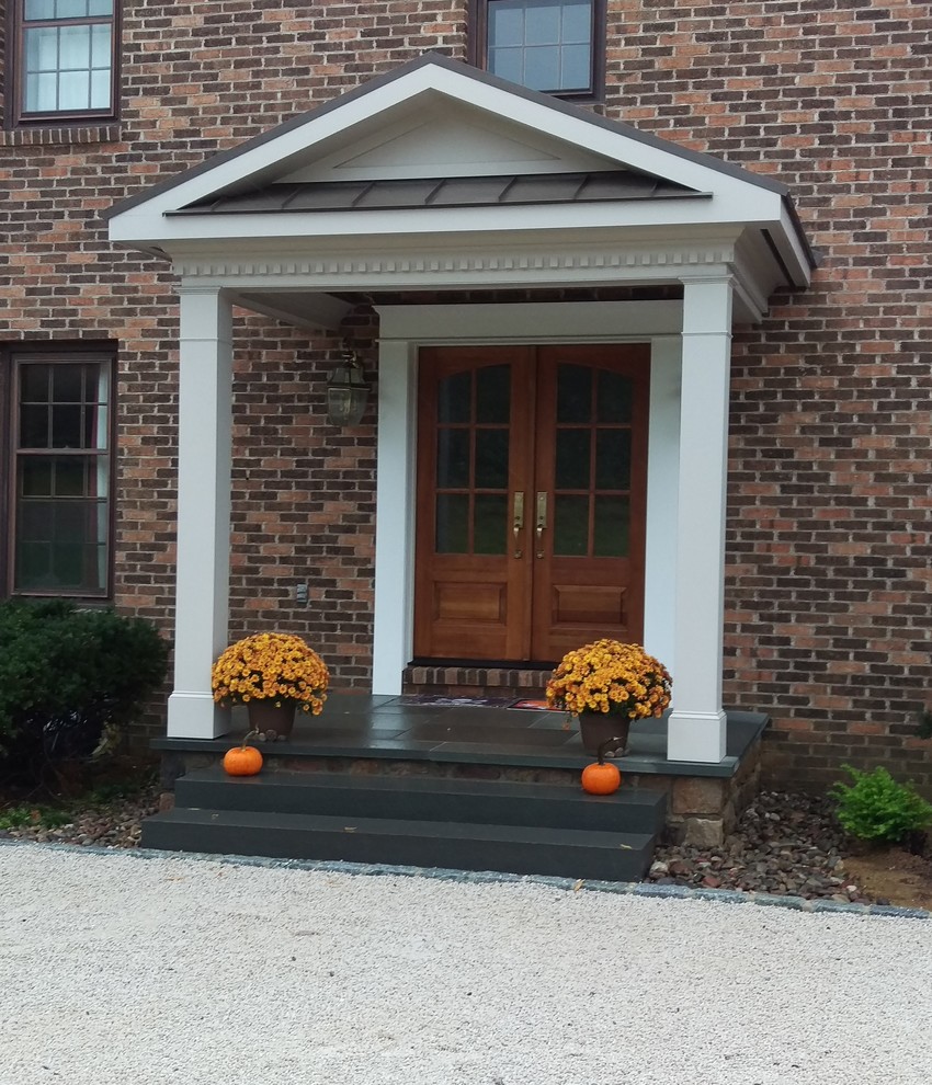 Portico - Driveway Renovation - Traditional - Entry - Philadelphia - by ...