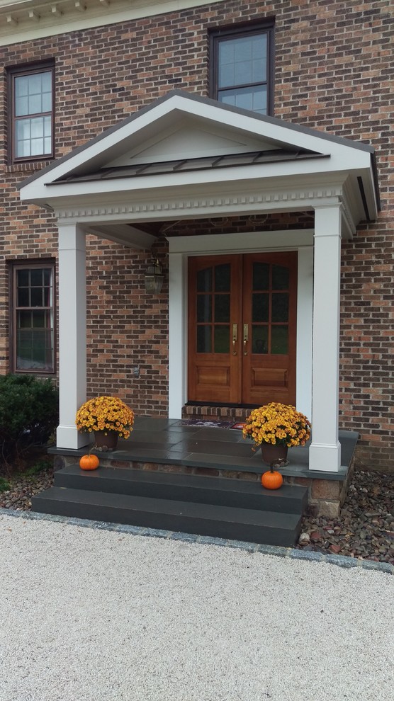 Portico - Driveway Renovation - Traditional - Entry - Philadelphia - by ...