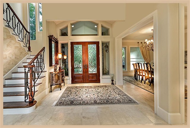 Prairie Style 2 - Traditional - Entry - Houston - by Karl Voelkel- JMJ ...