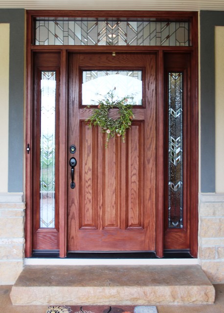 Prairie Style Home - Entrance - Chicago - by Ozella Construction, Inc ...