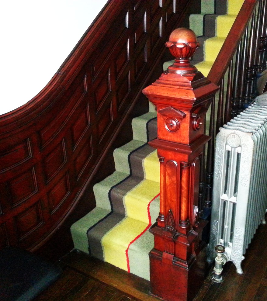 Raised Panel Mouldings - Traditional - Staircase - New York - by iPaint and Contract, Inc. | Houzz