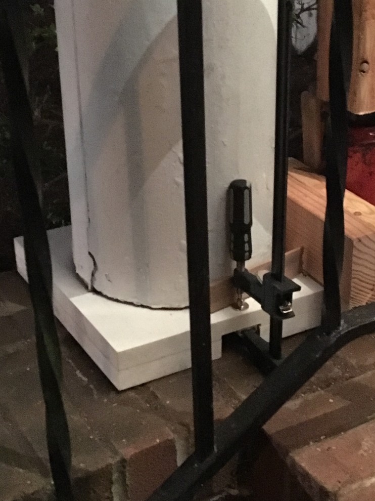 Repair Front Portico Columns - Traditional - Entry - New York - by Nail ...