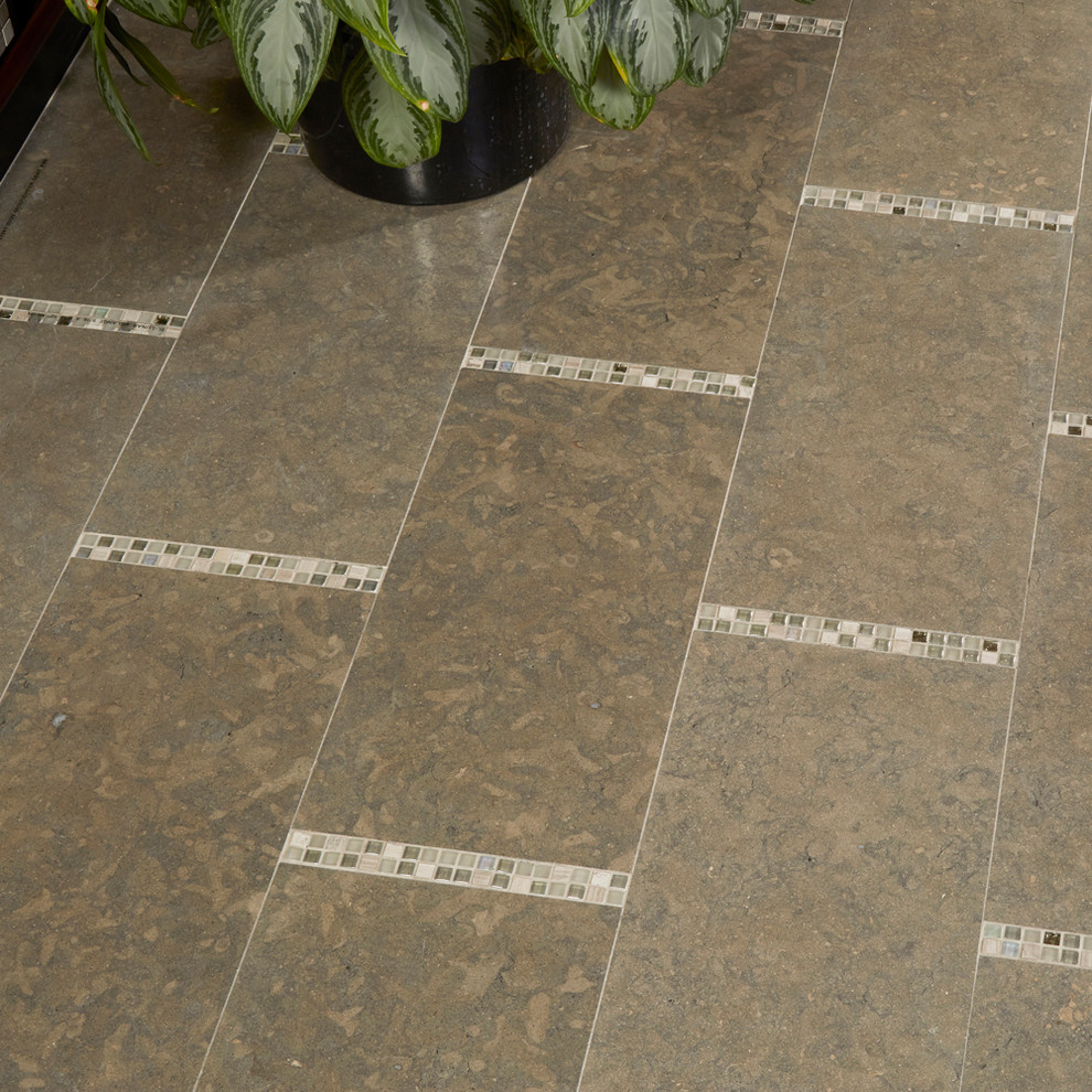 Rocus Azul Limestone - Modern - Entry - Los Angeles - by Arizona Tile ...