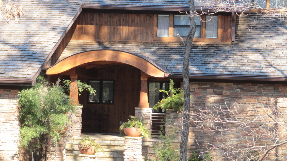 Roof over front porch - Modern - Entry - Atlanta | Houzz