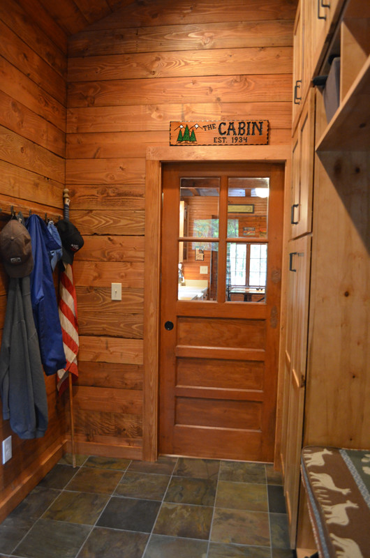 Rustic Cabin - Entry/Mudroom - Rustic - Entry - Portland - by Julia ...