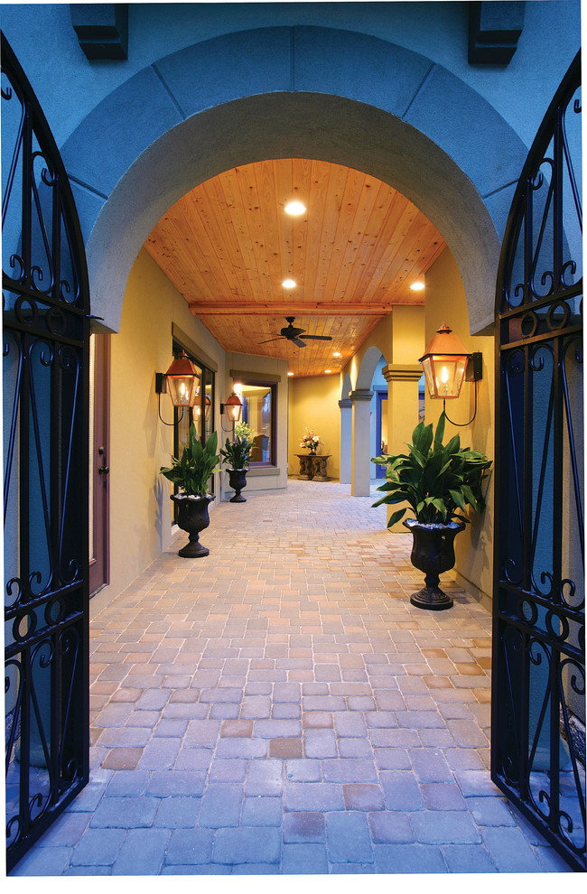 Sater Design Collection's 6786 "Ferretti" Home Plan - Mediterranean ...