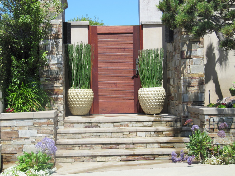 Serene & Uncluttered in Newport Beach - Contemporary - Entry - Orange ...