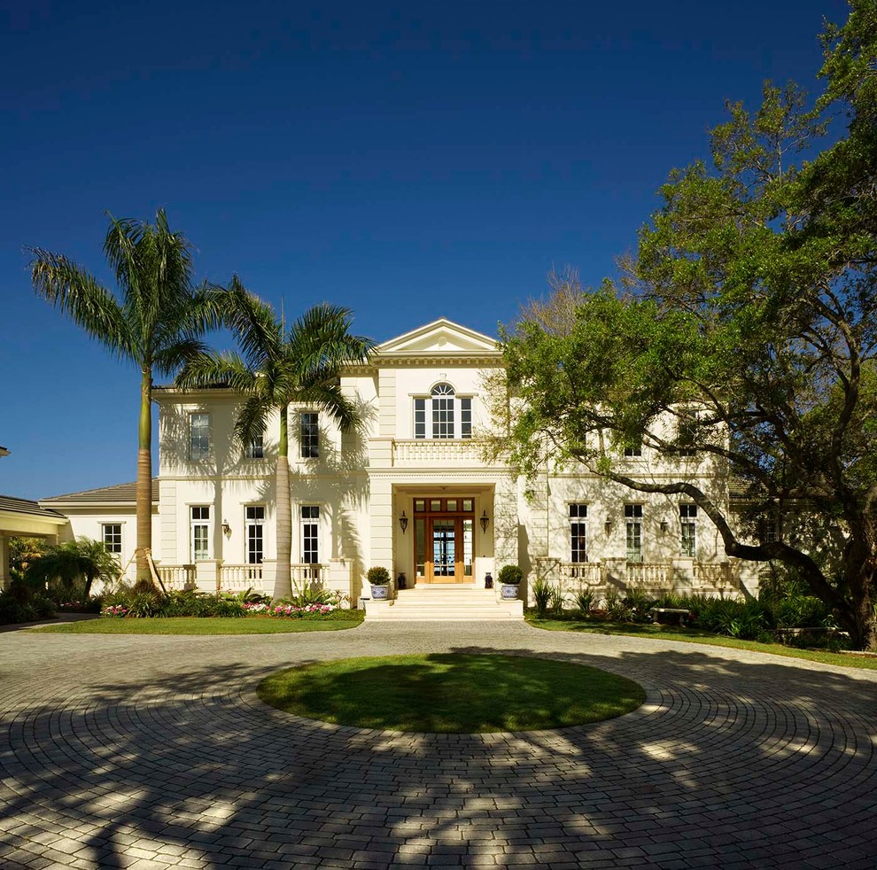 Siesta Key Georgian - Traditional - Entrance - Tampa - by Perrone ...