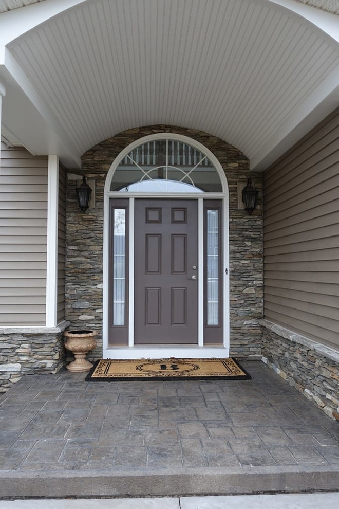 Silverton Natural Thin Stone Veneer Entrance - Traditional - Entry ...
