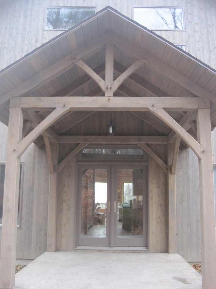 Ski Lodge Design - Traditional - Entry - Burlington | Houzz