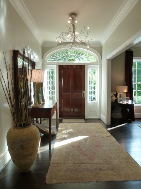 Southern Estate Home Interior Design - Eclectic - Entry - Charlotte ...