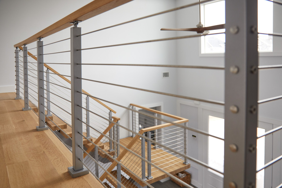 Speedboat Silver Rod Railing - Modern - Entry - Other - by Viewrail | Houzz