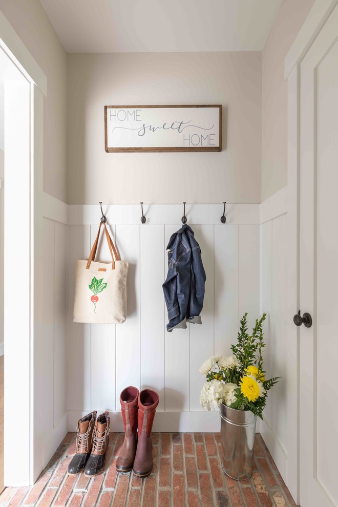 Springfield Barn Home - Farmhouse - Entry - Burlington - by Yankee Barn ...