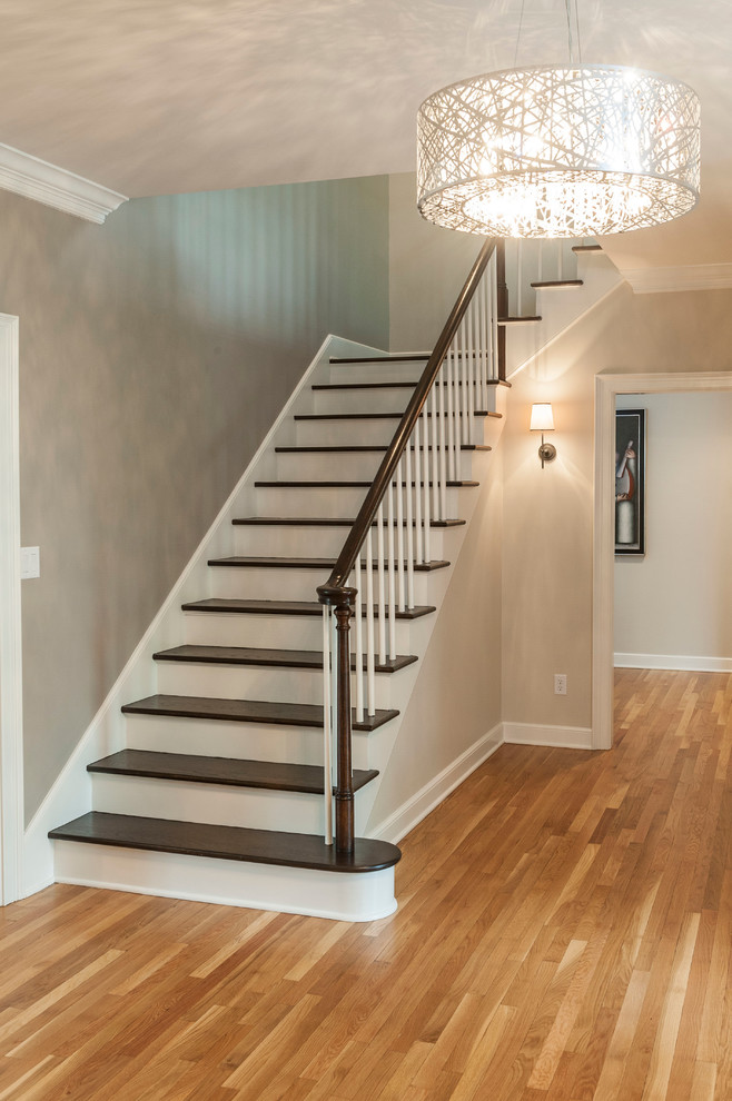 Stair Case - Oak Floors - Transitional - Staircase - Indianapolis - by ...