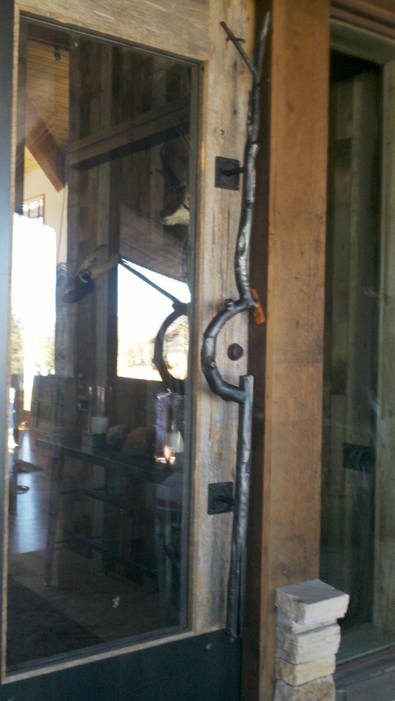 Steel Tree Branch door handle - Contemporary - Entry - Salt Lake City ...