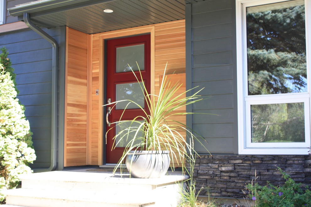 Stone & Slate - Contemporary - Entry - Calgary - by SIS Exterior ...